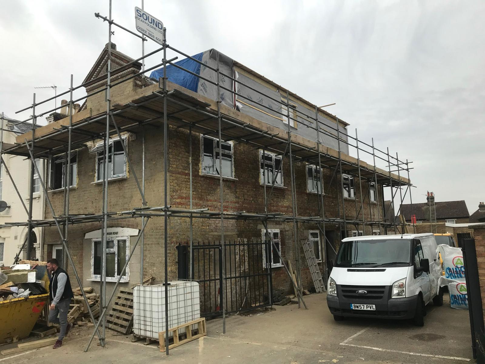 Sidcup area, External Wall Insulation with Silicone Render | Plasterend