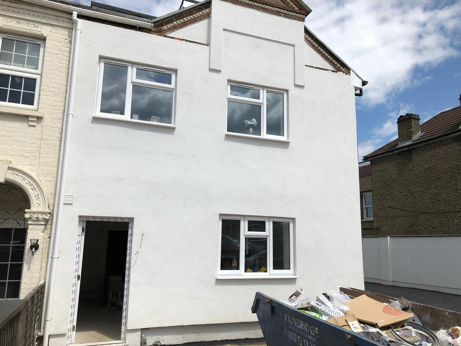 Sidcup area, External Wall Insulation with Silicone Render | Plasterend